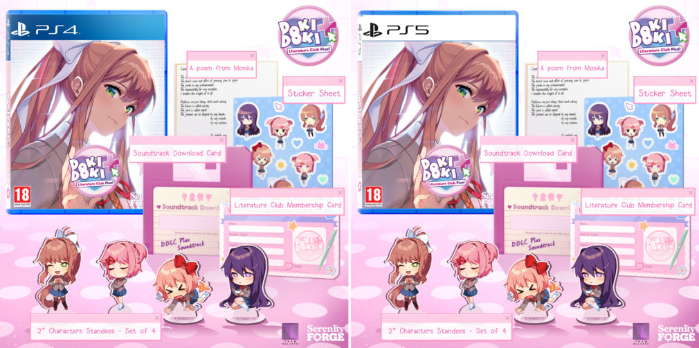 Doki Doki Literature Club Plus llega en formato físico a PS el 1 de abril